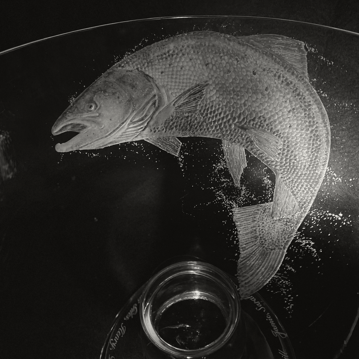 Example | Specialist Hand Engraved Bowl with Jumping Salmon – Giles ...